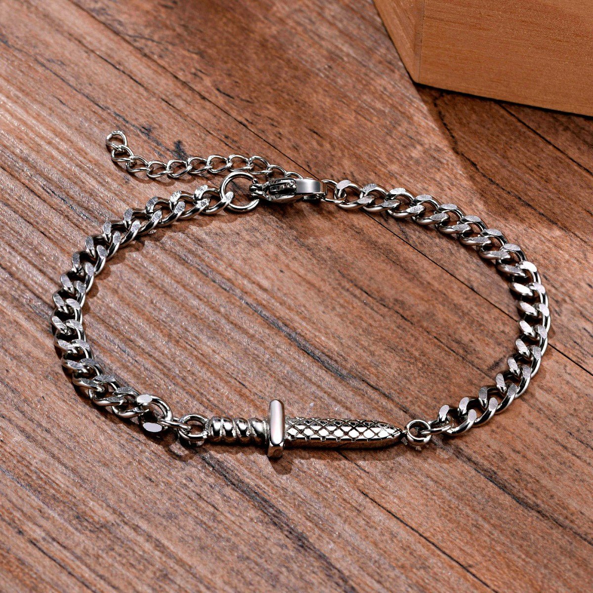 Shop Cuban Link Dagger Bracelet - Bold & Captivating Style – OurCoordinates