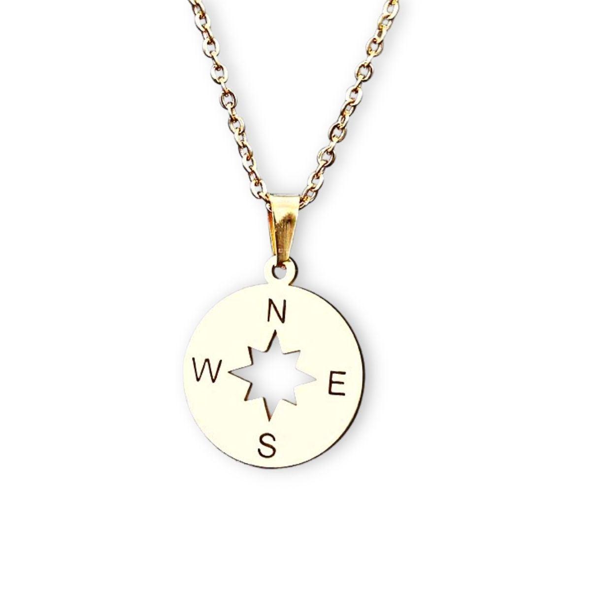 Dainty Compass Necklace for Women - OurCoordinates