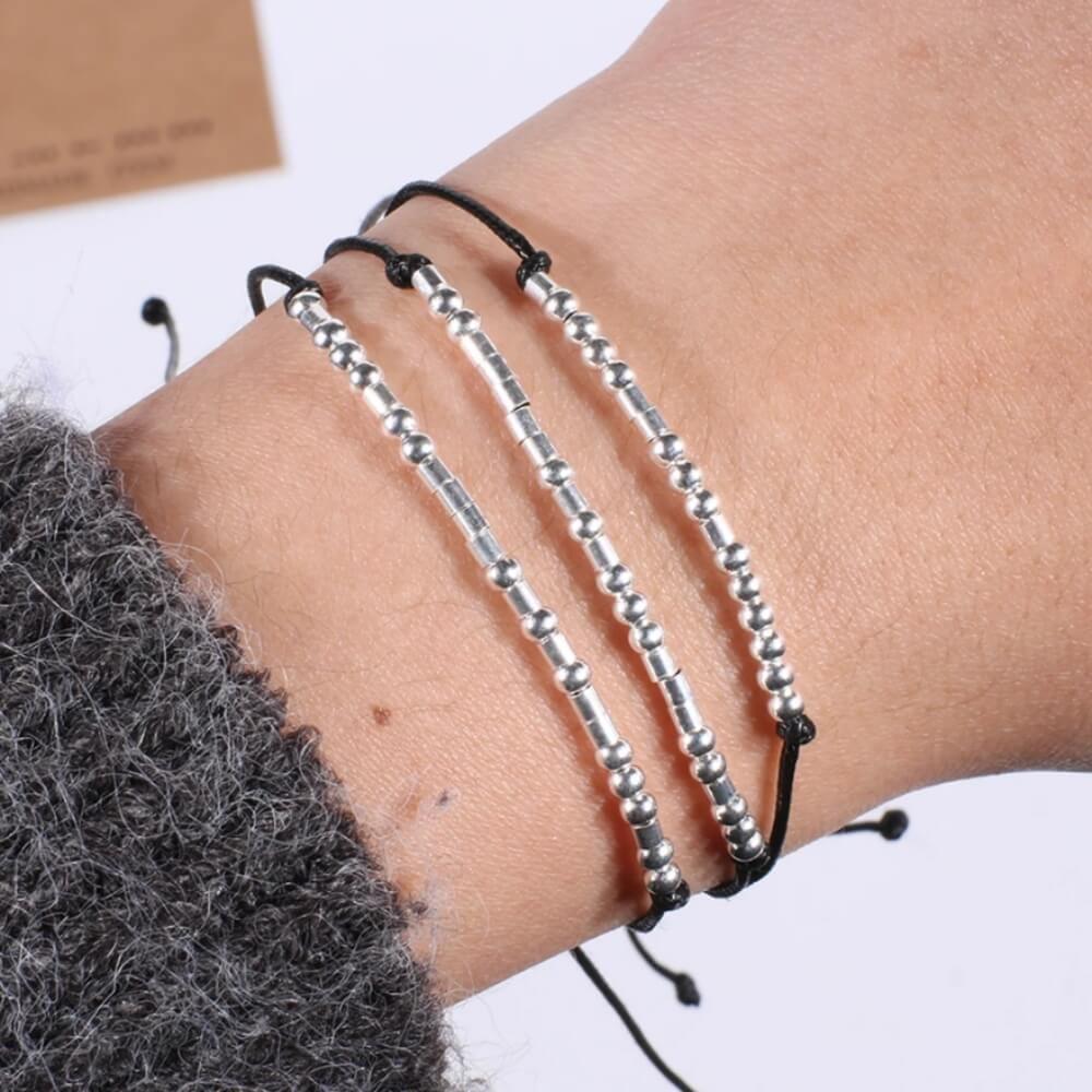 Handmade Morse Code Bracelets | Morse Code Jewelry – OurCoordinates