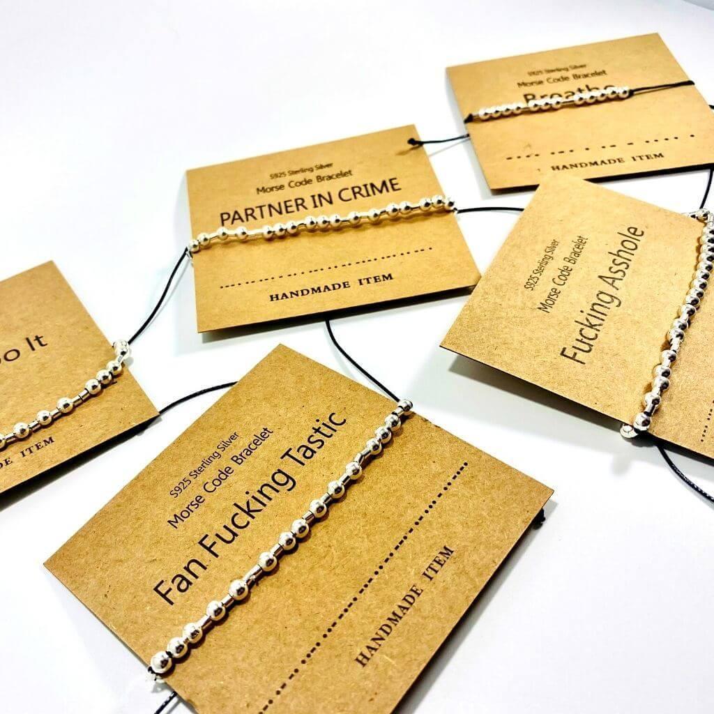 Handmade Morse Code Bracelets | Morse Code Jewelry – OurCoordinates