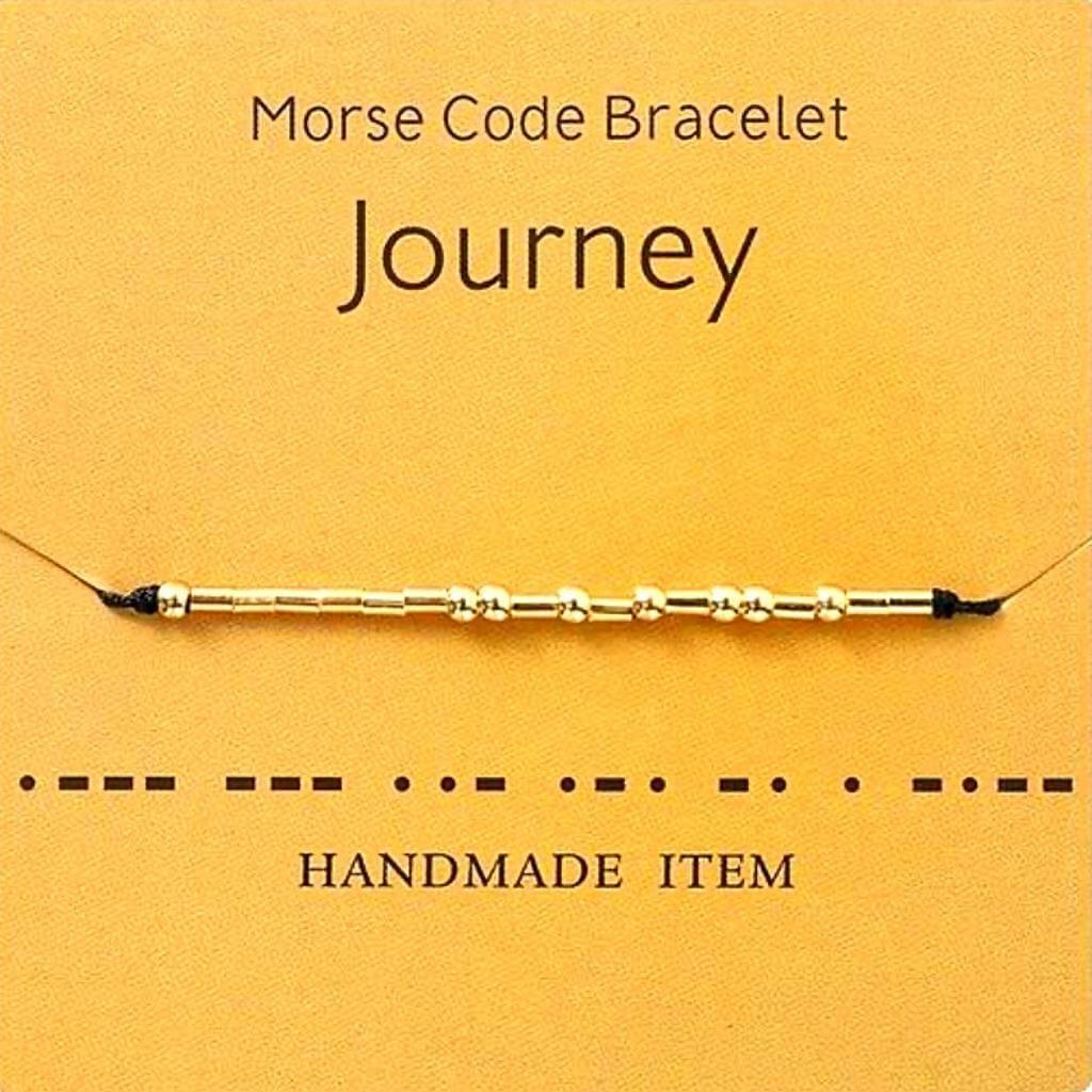 Handmade Morse Code Bracelets | Morse Code Jewelry – OurCoordinates